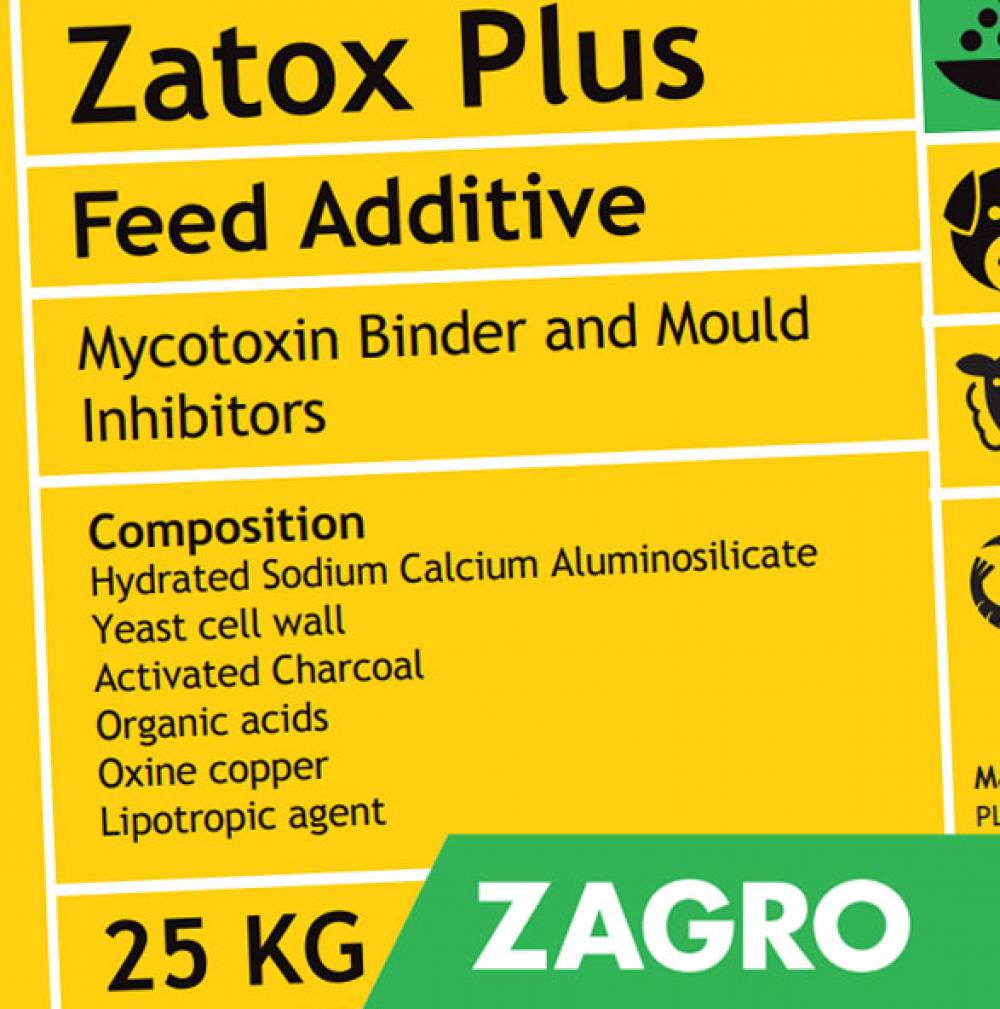 Zatox Plus prevent the absorption of harmful toxins in Livestock Feed ...